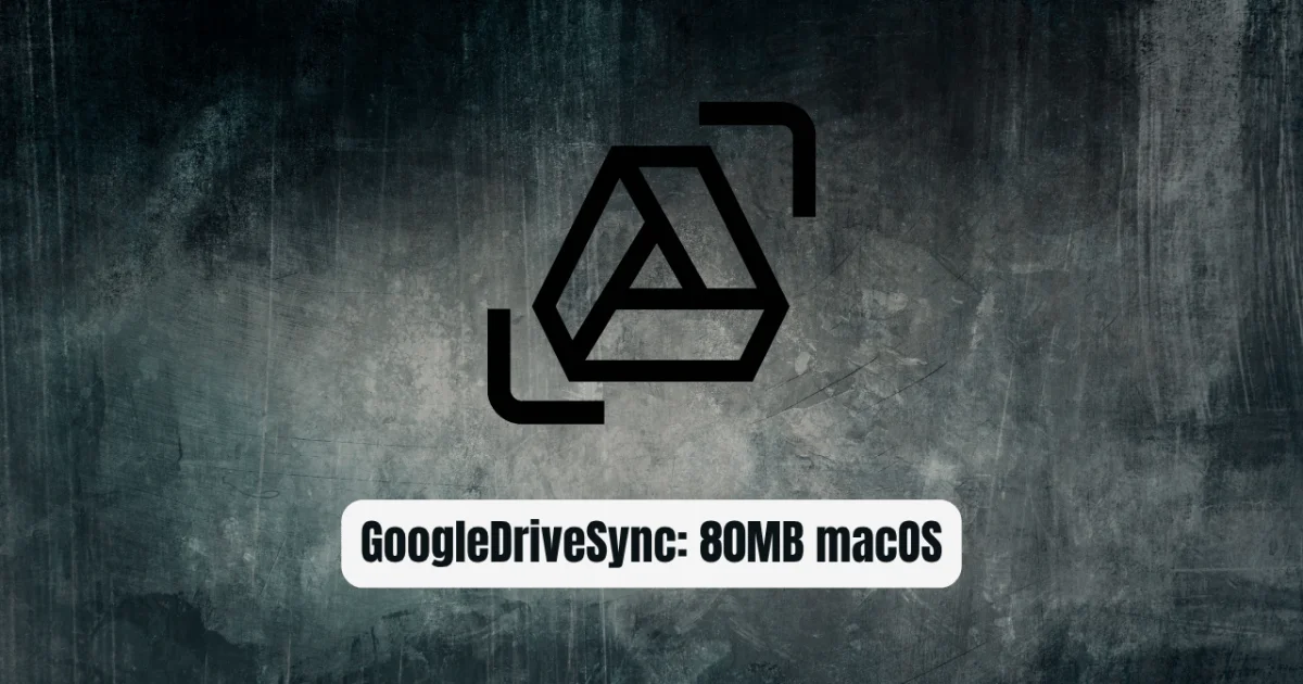 GoogleDriveSync: 80MB macOS Revolution Your Workflow Craves